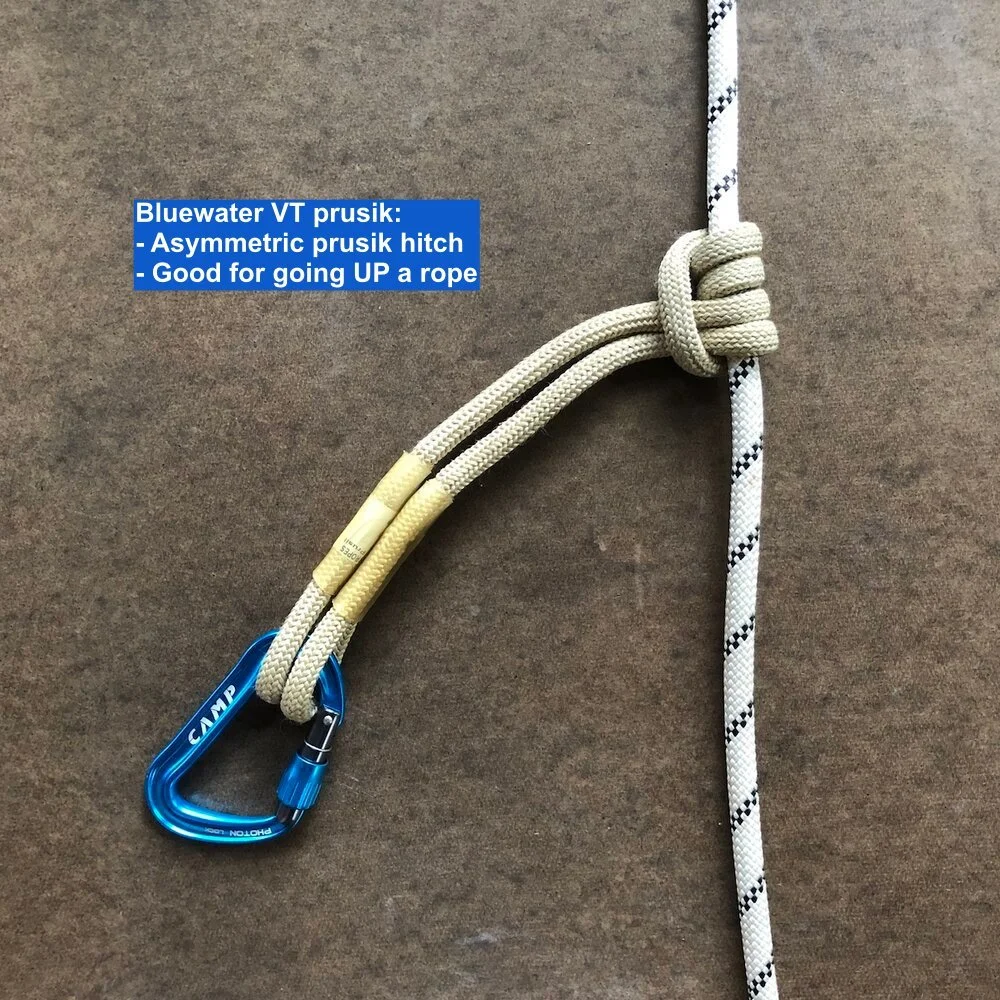 Meet prusik 2.0 - the "VT" prusik — Alpinesavvy