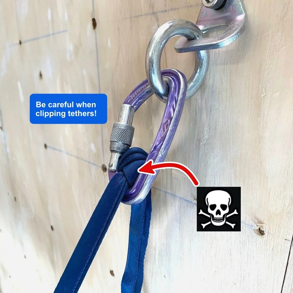 How to safely shorten your tether — Alpinesavvy
