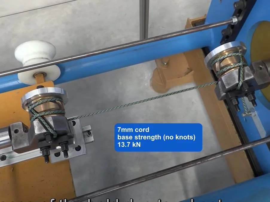 How do knots affect cord and webbing strength? — Alpine Savvy