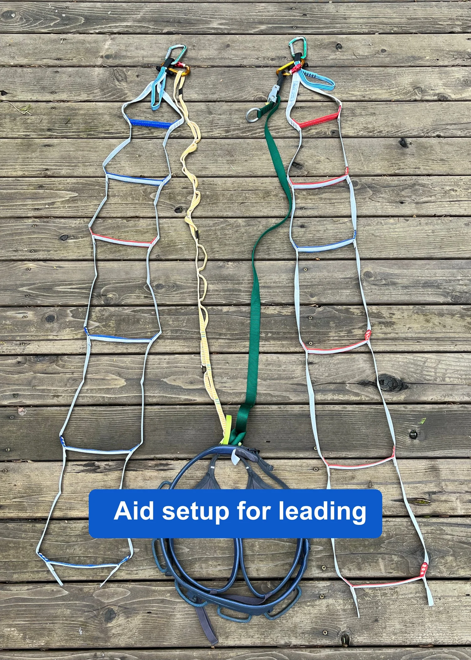 Aid Climbing: rig for leading — Alpinesavvy