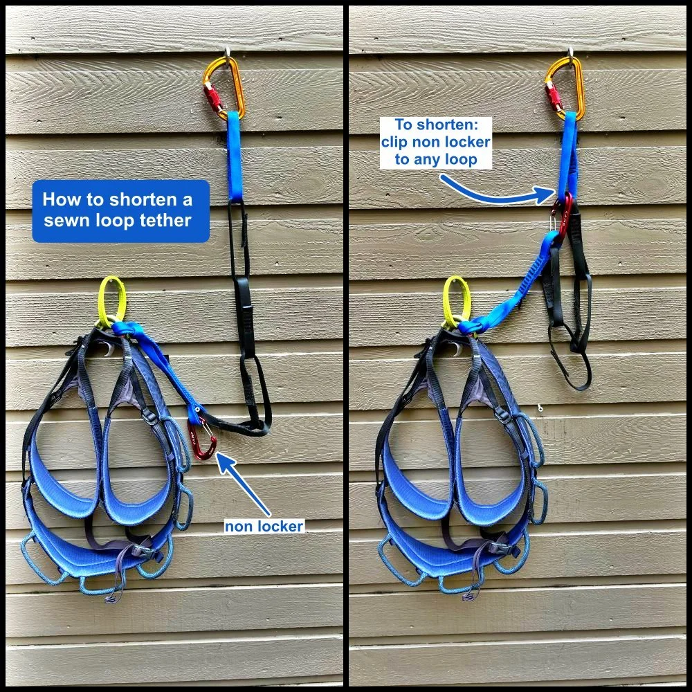 How to safely shorten your tether — Alpinesavvy