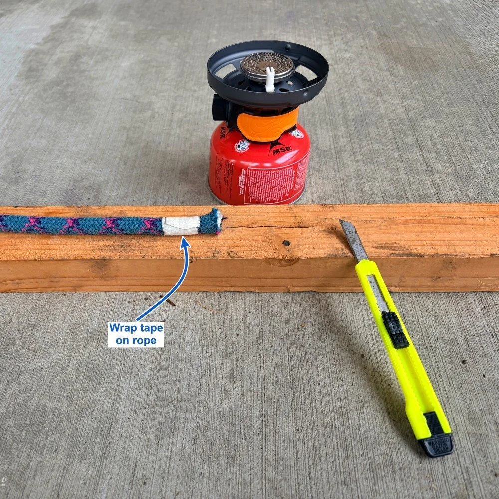 Two ways to (neatly) cut a rope — Alpinesavvy
