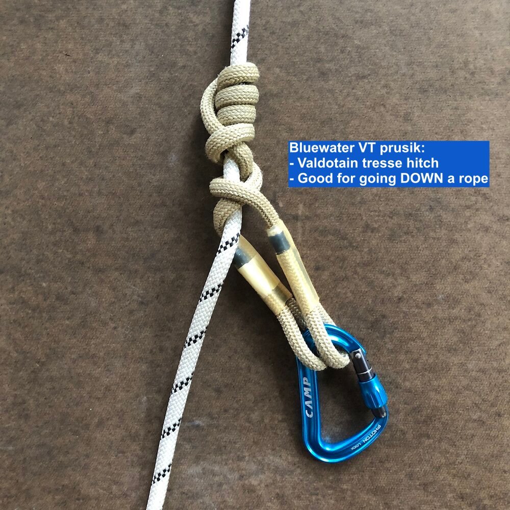 Meet prusik 2.0 - the "VT" prusik — Alpinesavvy