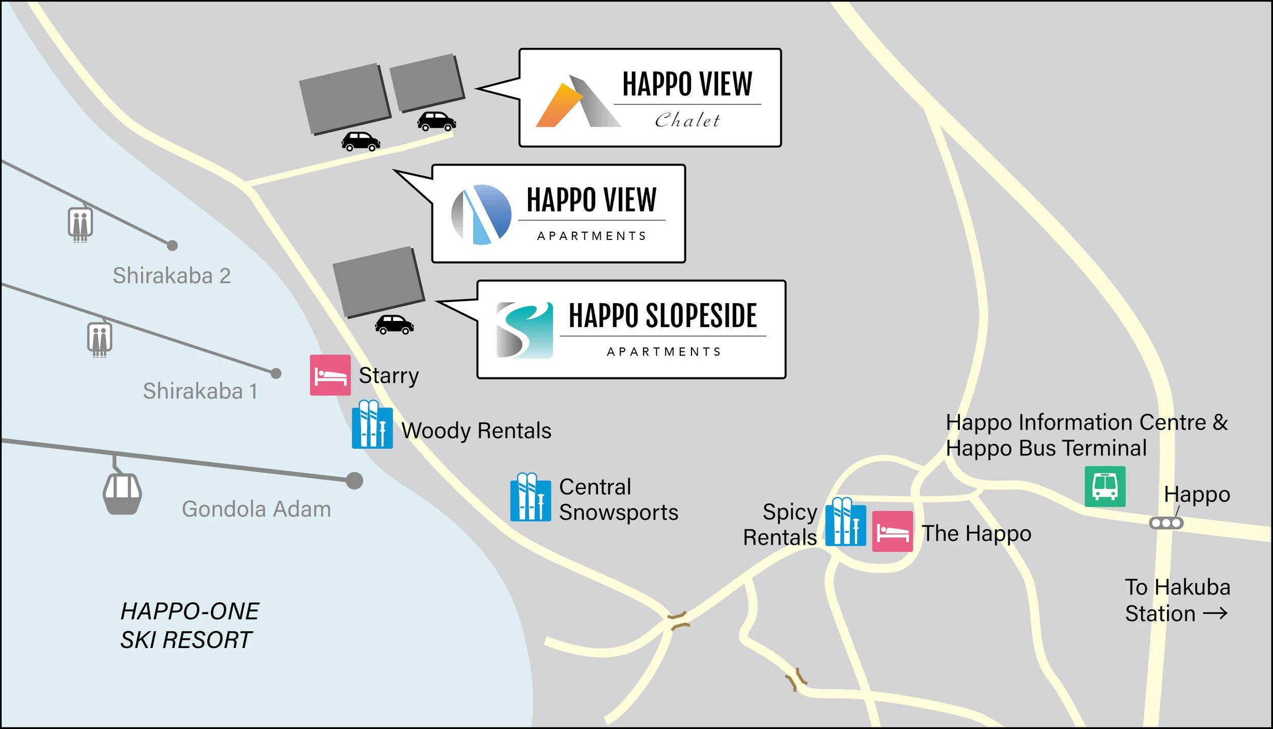 Access | How to get to Hakuba — Happo View Chalet