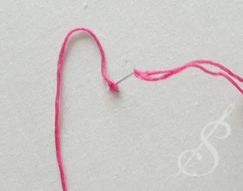 Stem Stitch Rose — Sewn Wyoming