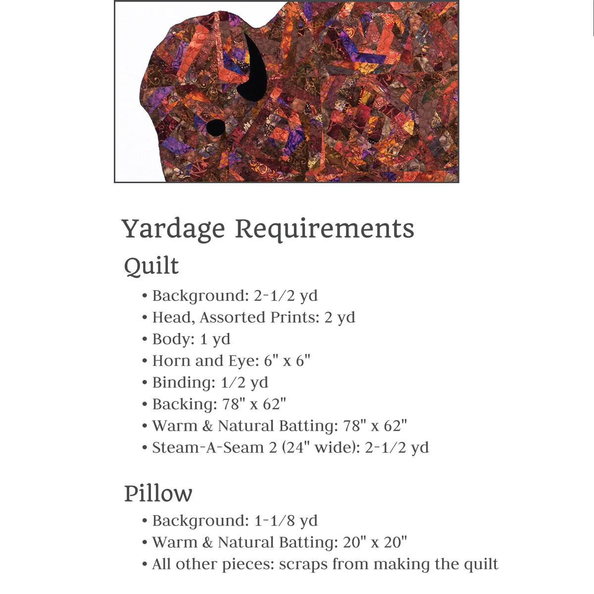 Roam: A Buffalo Quilt Pattern — Sewn Wyoming