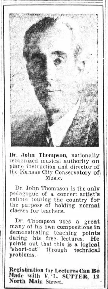 John Thompson's Piano Course — Piano & Theory Lessons