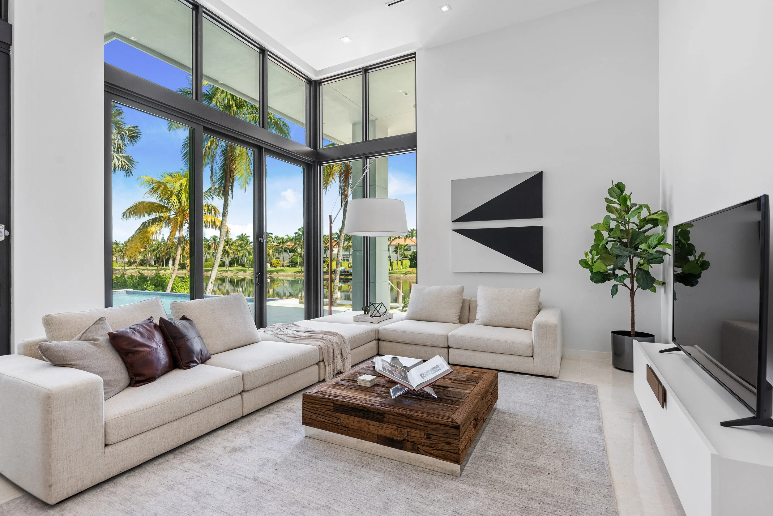 Modern Waterfront Living; Miami Florida Interior Design — CURATED.