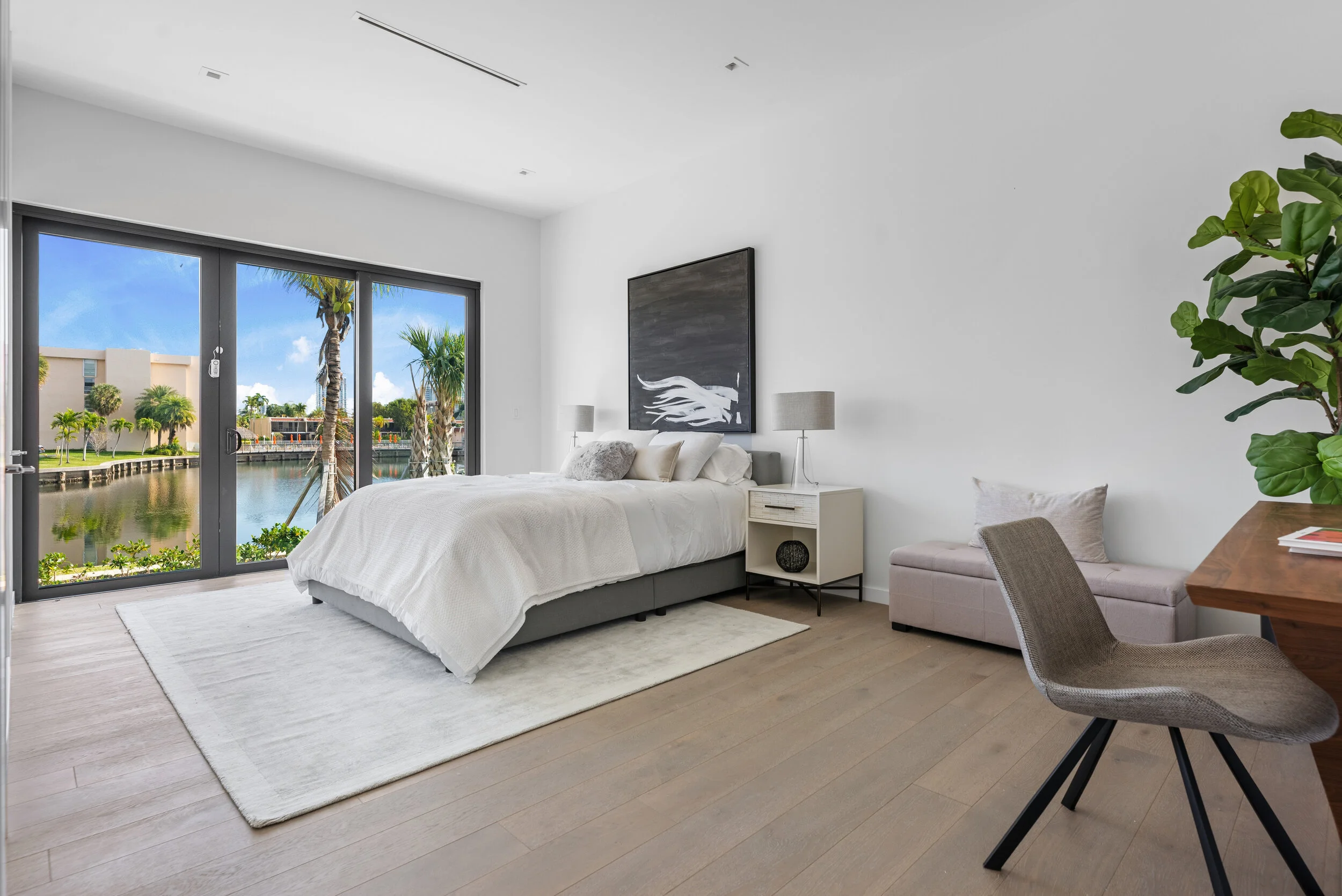 Modern Waterfront Living; Miami Florida Interior Design — CURATED.