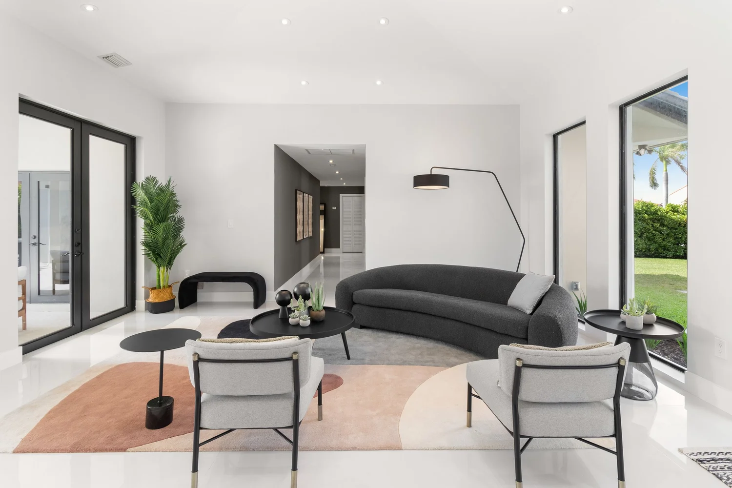 Miami Chic Vacation Rental - Interior Design — CURATED.