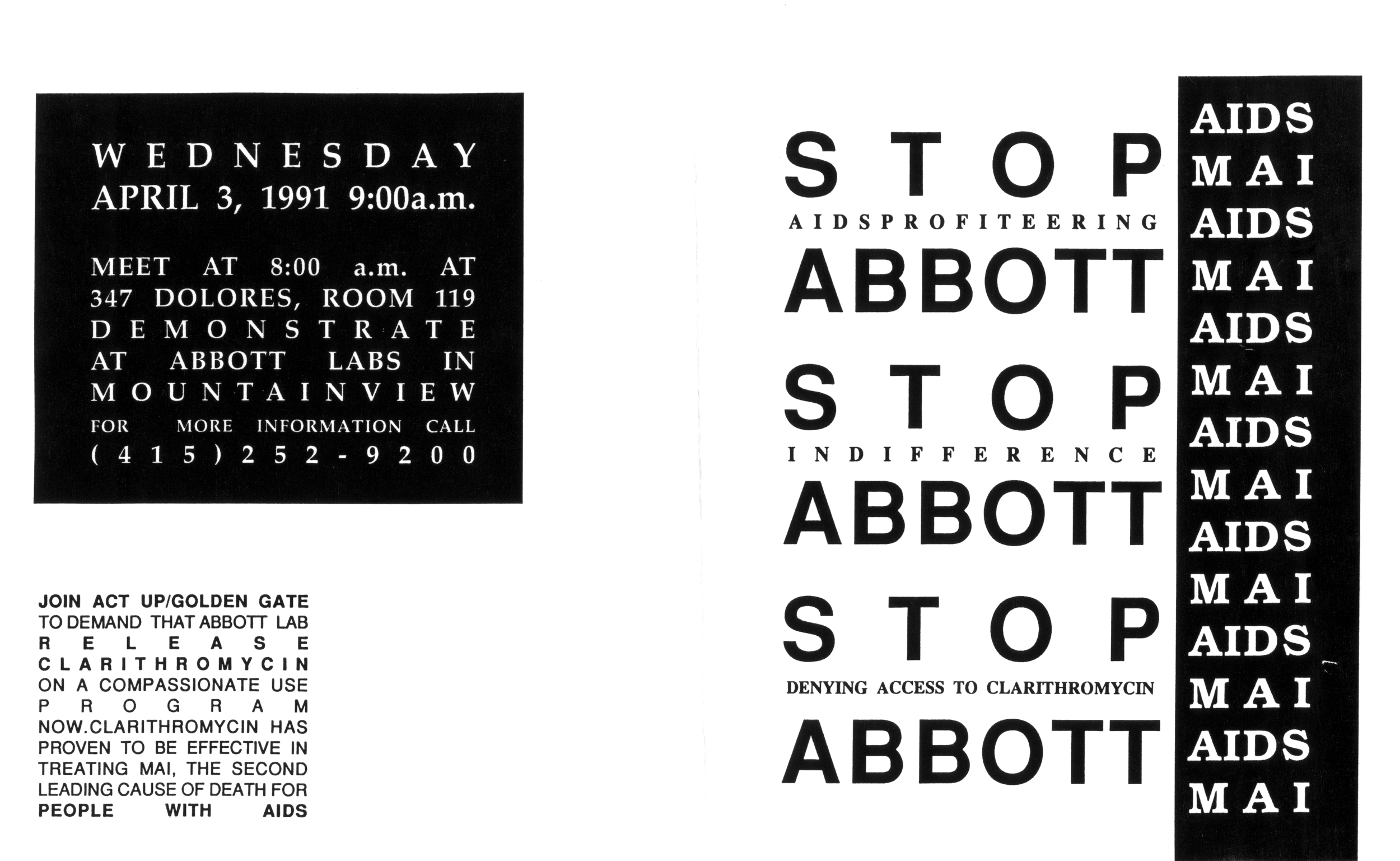 Online Exhibition - AIDS Treatment Activism — GLBT Historical Society
