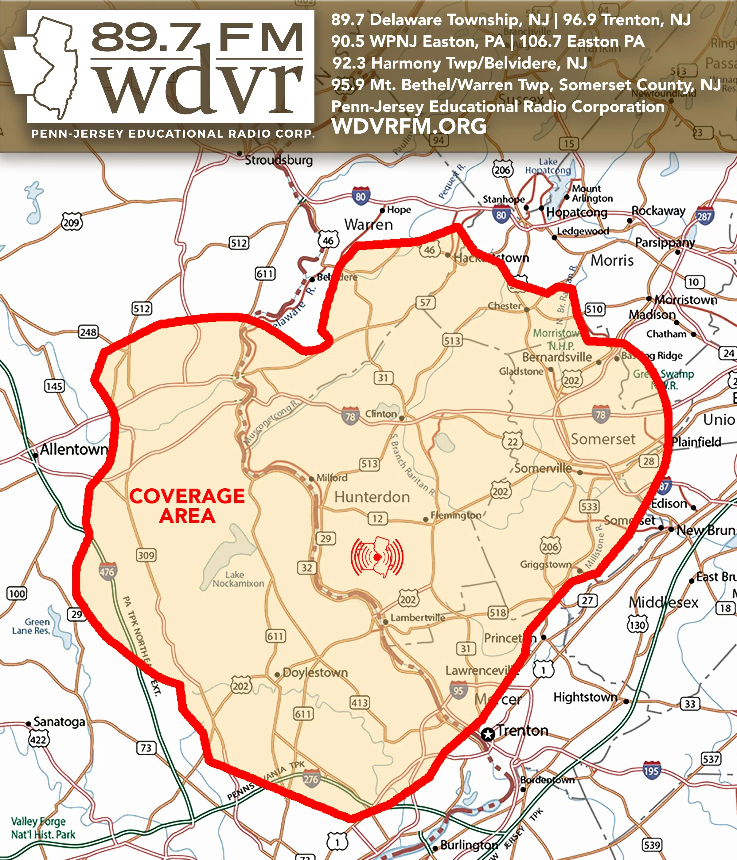 Coverage Area — WDVRfm.org