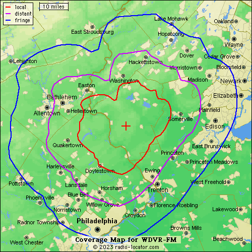 Coverage Area — WDVRfm.org