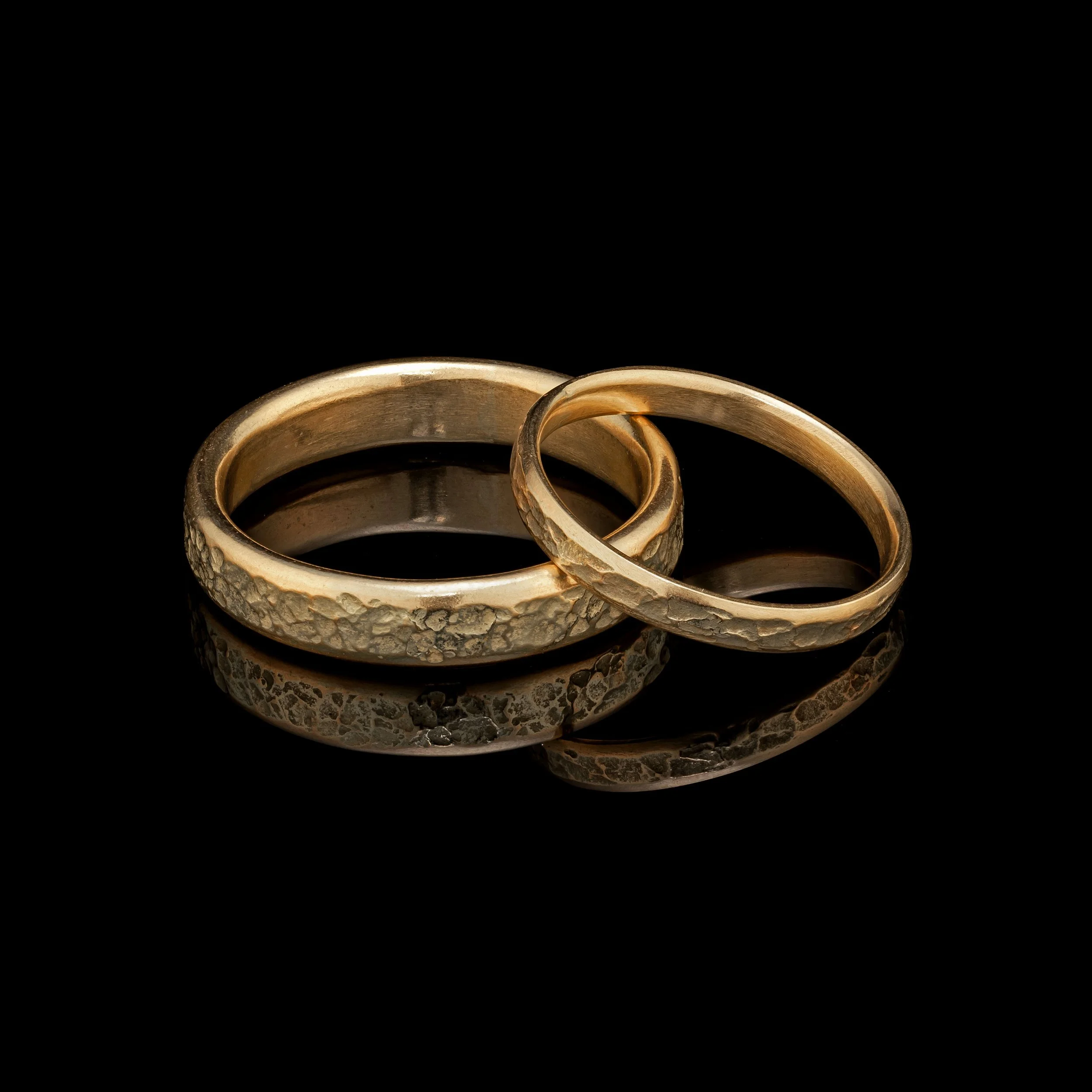 'Granite' Ring - 4mm wide — Abigail Brown