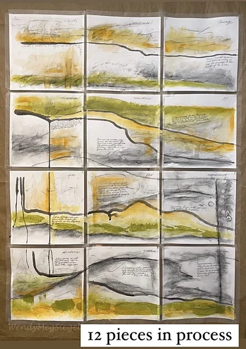 A 12 Piece Painting Exercise — Wendy Meg Siegel Art