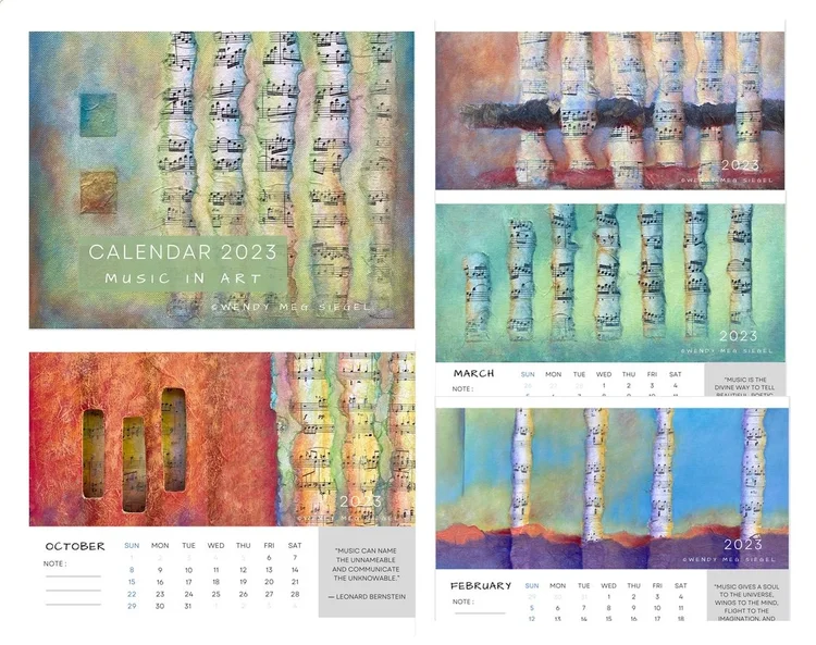 2023 Digital Calendars — Wendy Meg Siegel Art