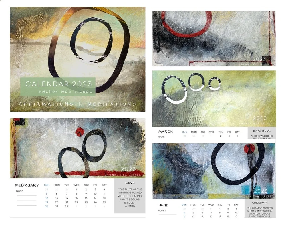 2023 Digital Calendars — Wendy Meg Siegel Art