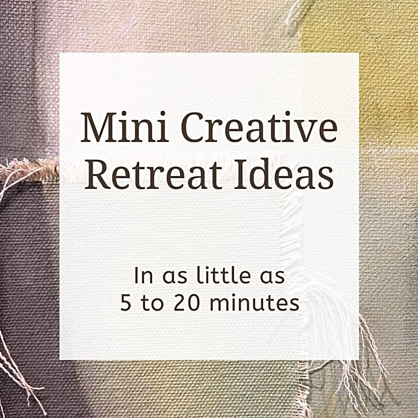 Freebie: Mini Creative Retreat Ideas — Wendy Meg Siegel Art