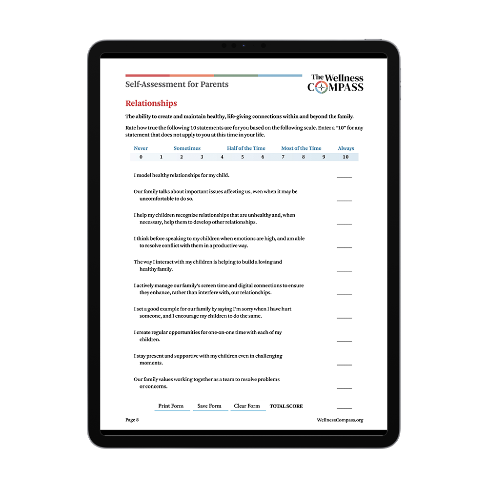 Self Assessment PDFs — The Wellness Compass Initiative