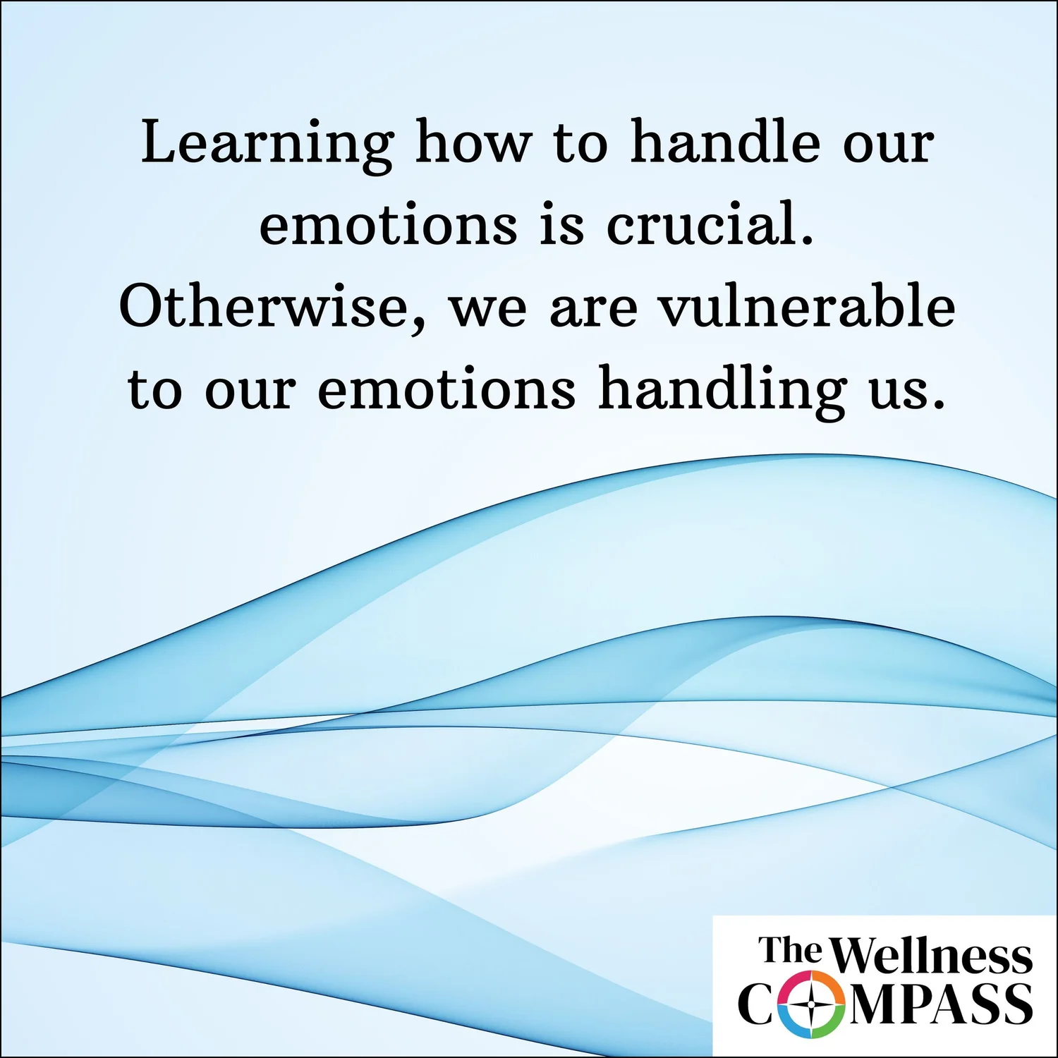 "Handling Our Emotions So They Don't Handle Us," January 31, 2025 — The ...