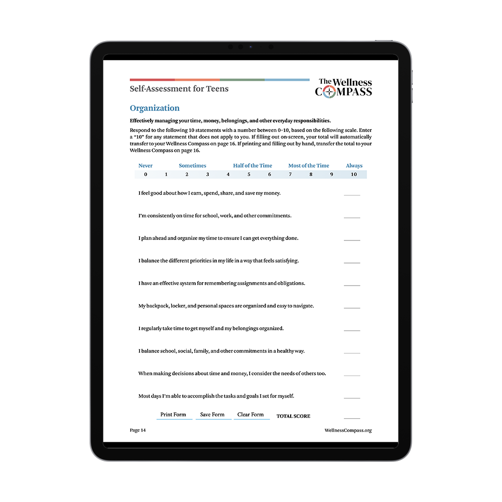 Self Assessment PDFs — The Wellness Compass Initiative