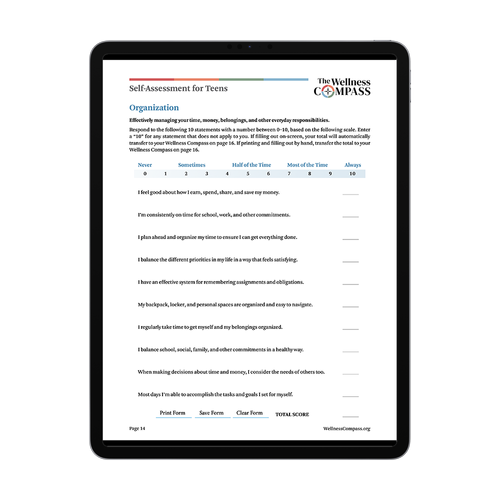 Self Assessment PDFs — The Wellness Compass Initiative