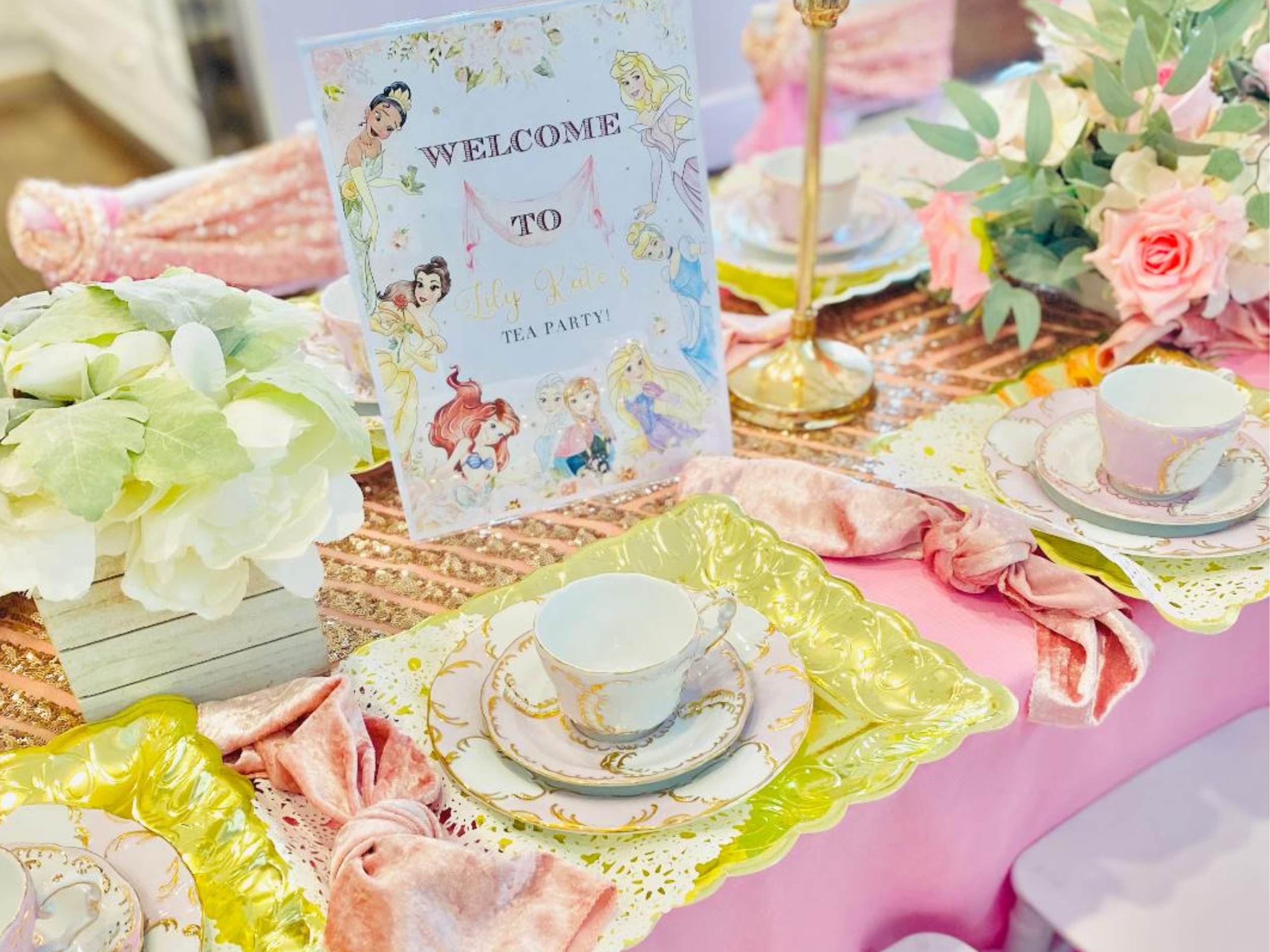 Kids Tea Party Houston | Girls Princess Birthday Parties | Tea-Lightful ...