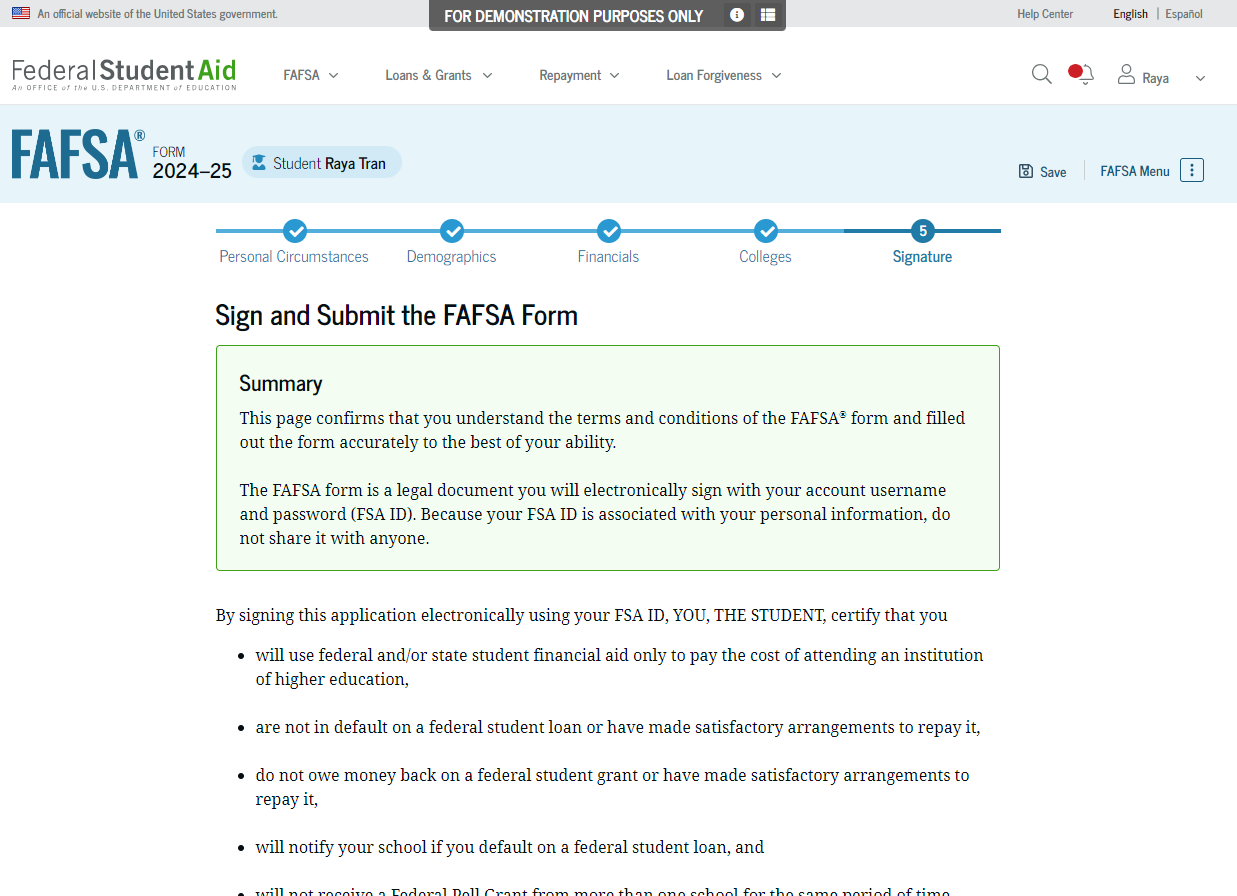 FAFSA Completion — Be U!