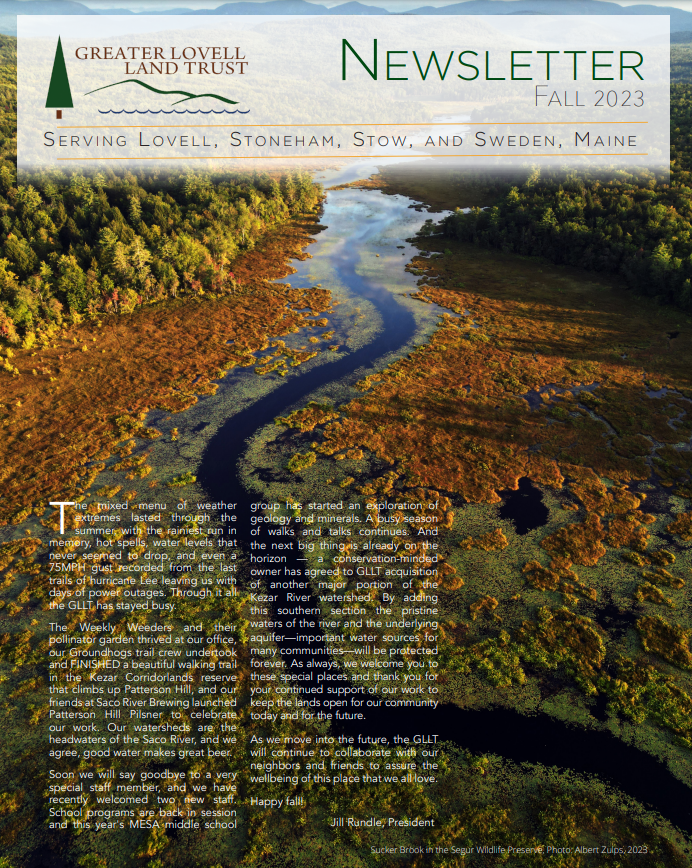 News & Newsletters — Greater Lovell Land Trust