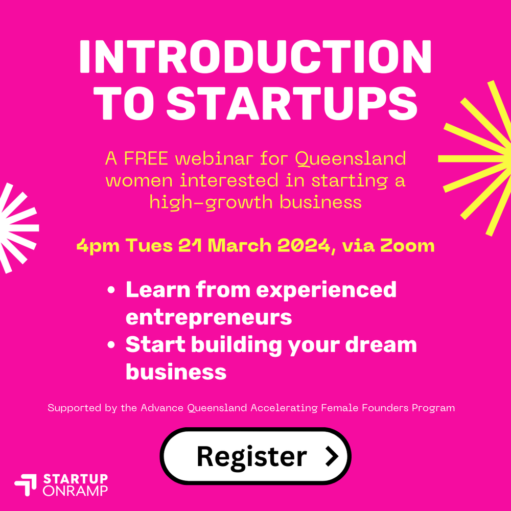 Female Founders Program — Startup Onramp