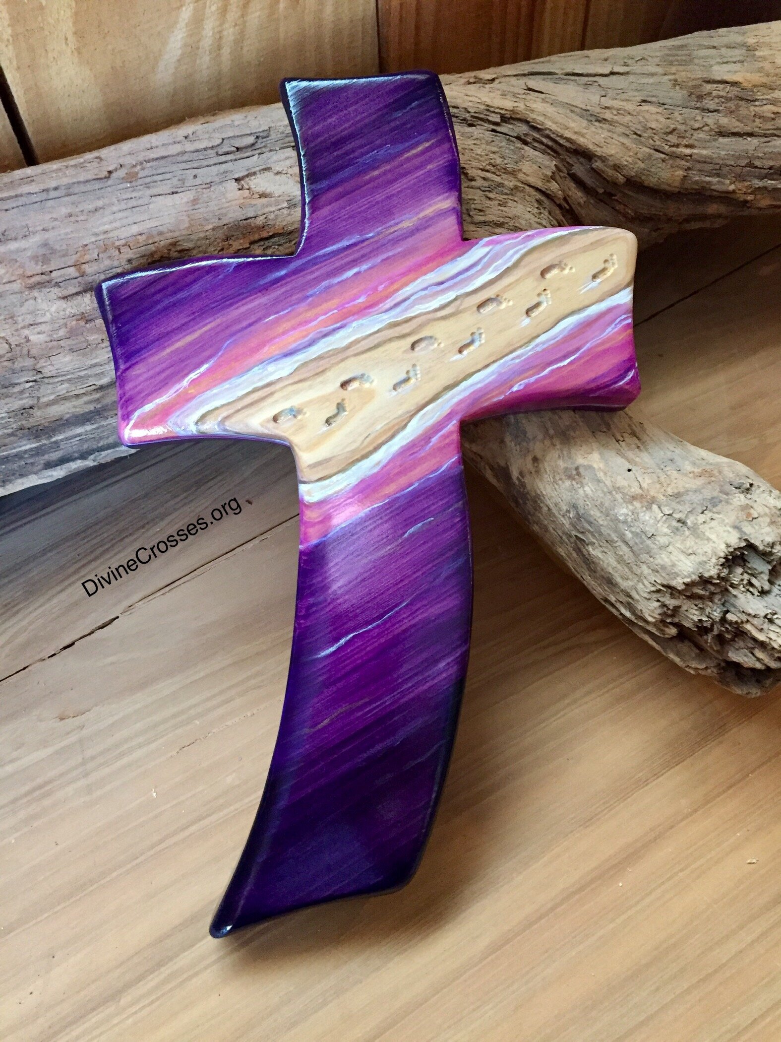Footprints in the Sand Crosses — DivineCrosses®
