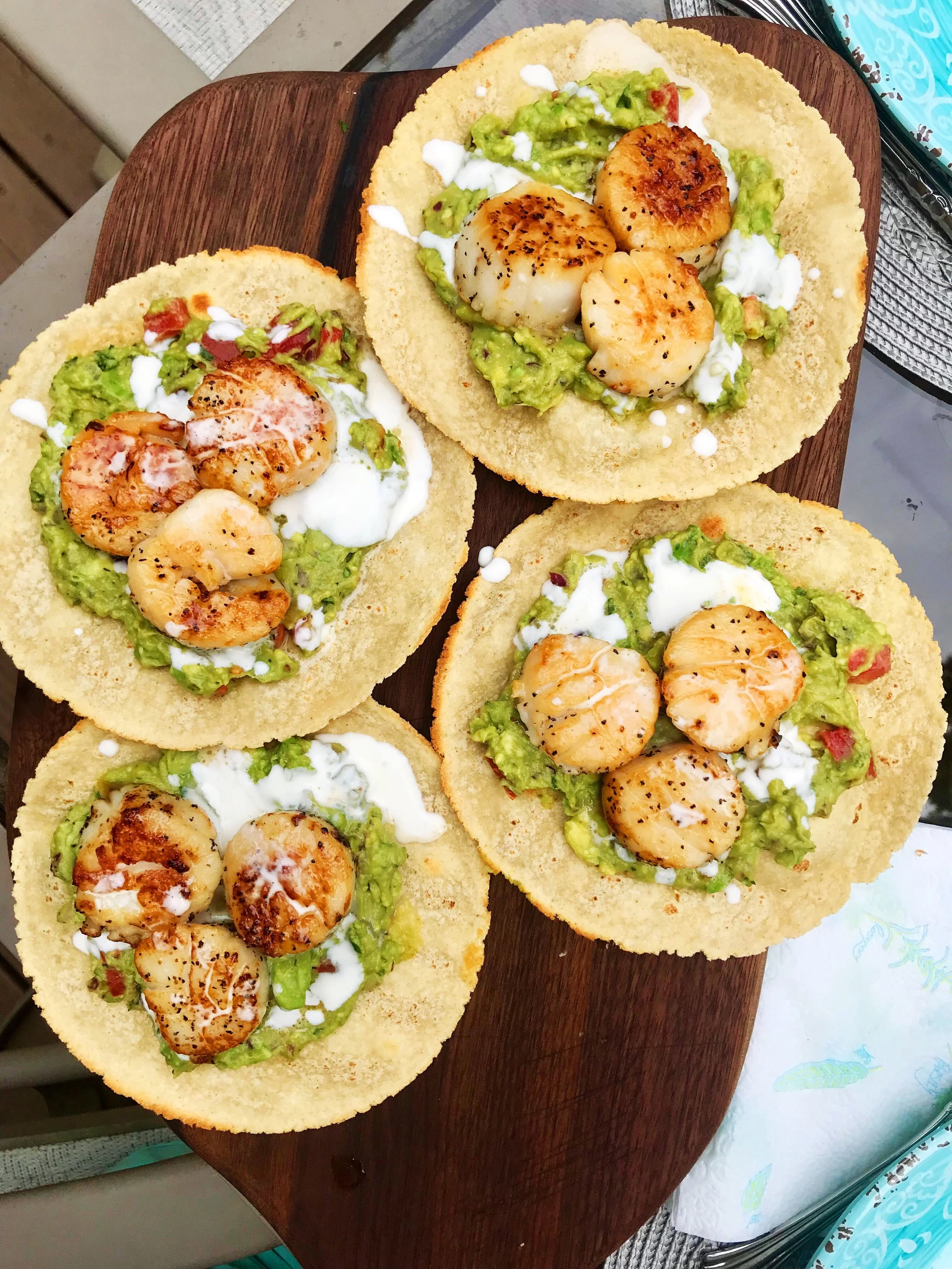 scallop tostadas — fields to table