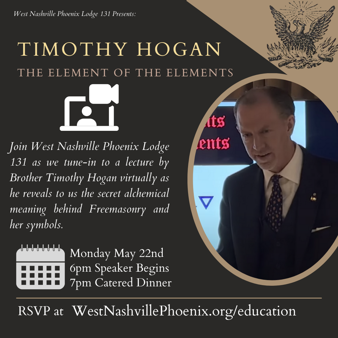 Educational Speaker Series — West Nashville Phoenix Freemasons' Lodge