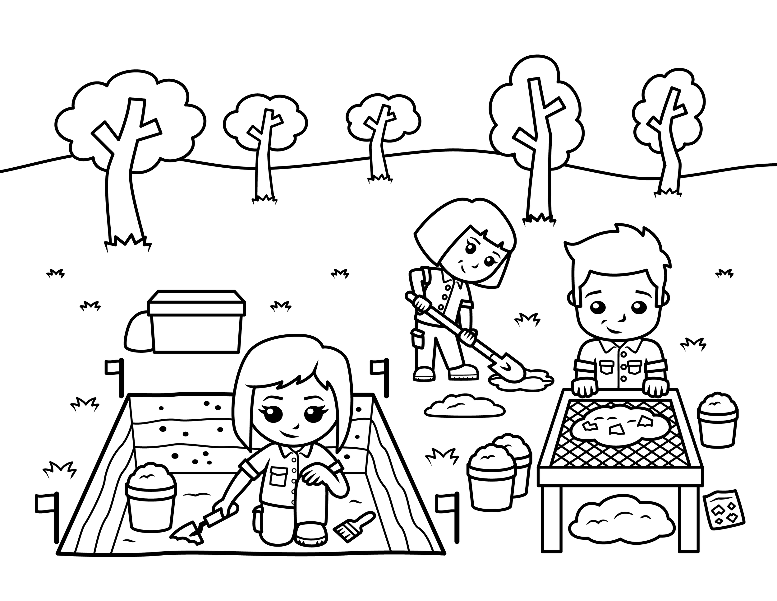 Dig Coloring Page Coloring Pages