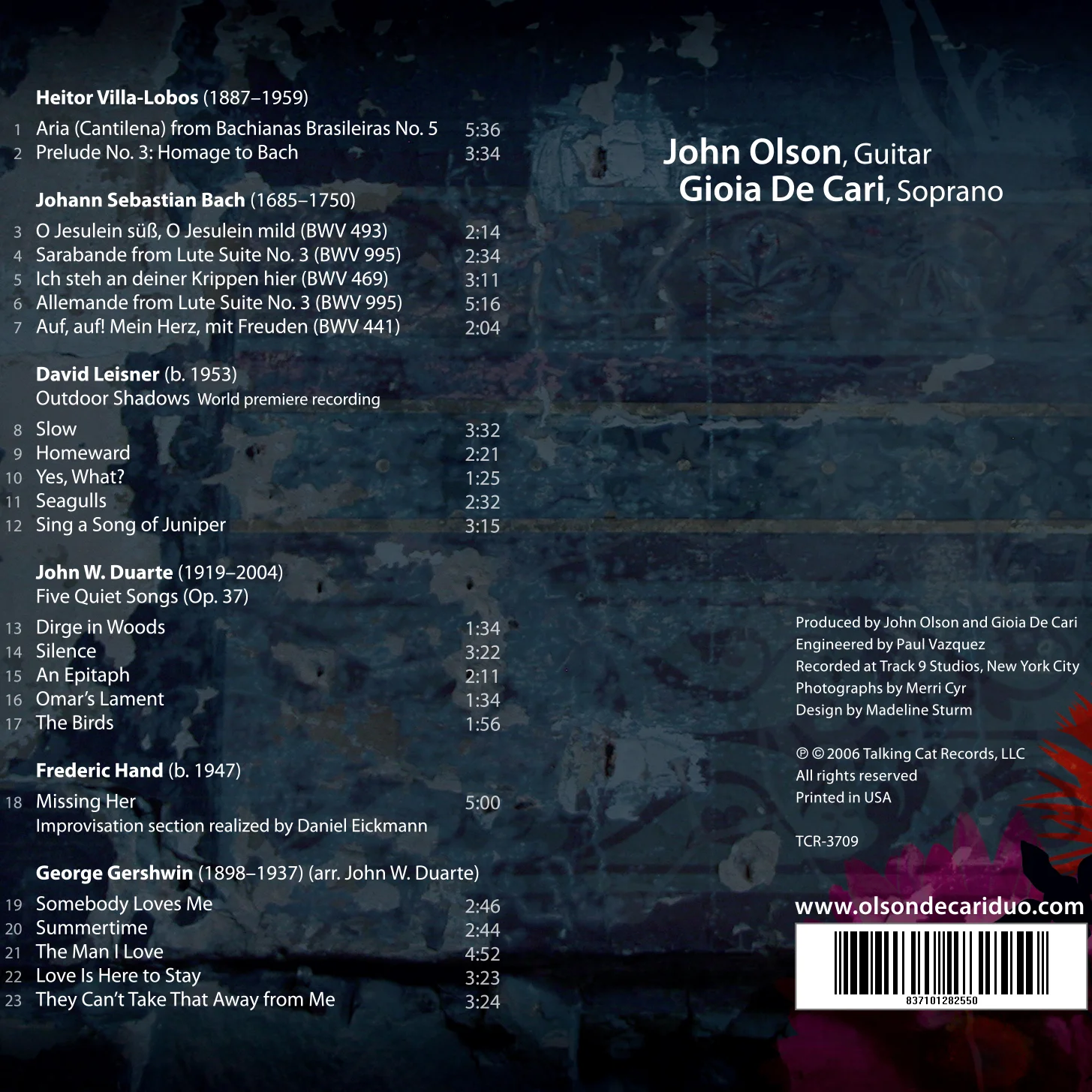 Shop — Olson/De Cari Duo