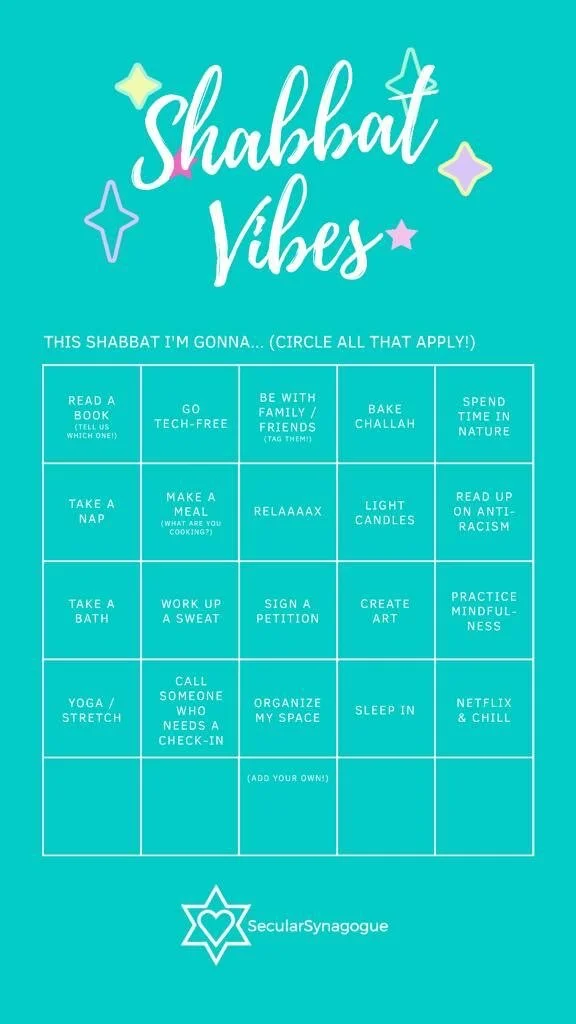 Shabbat and Something Starting Soon! — Secular Synagogue