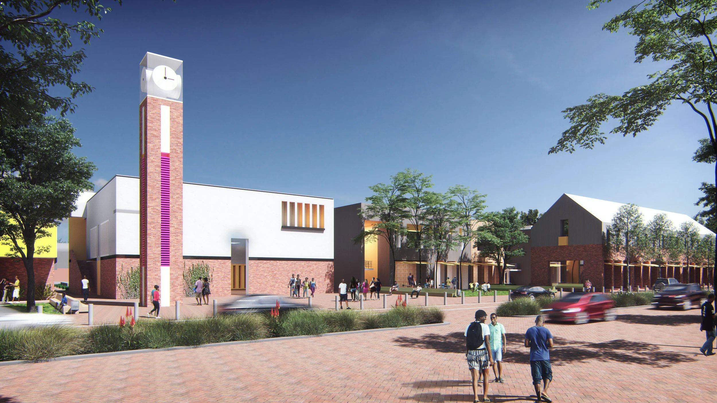 Matlosana Precinct Design — GREENinc Landscape Architecture + Urbanism