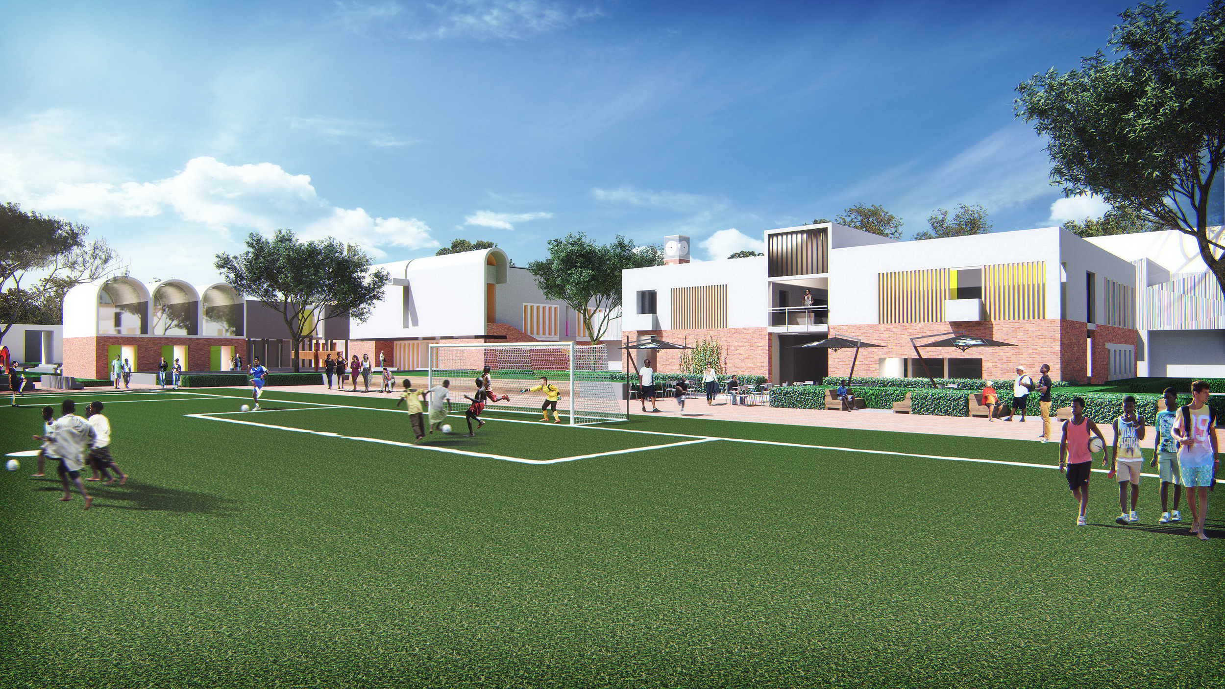 Matlosana Precinct Design — GREENinc Landscape Architecture + Urbanism