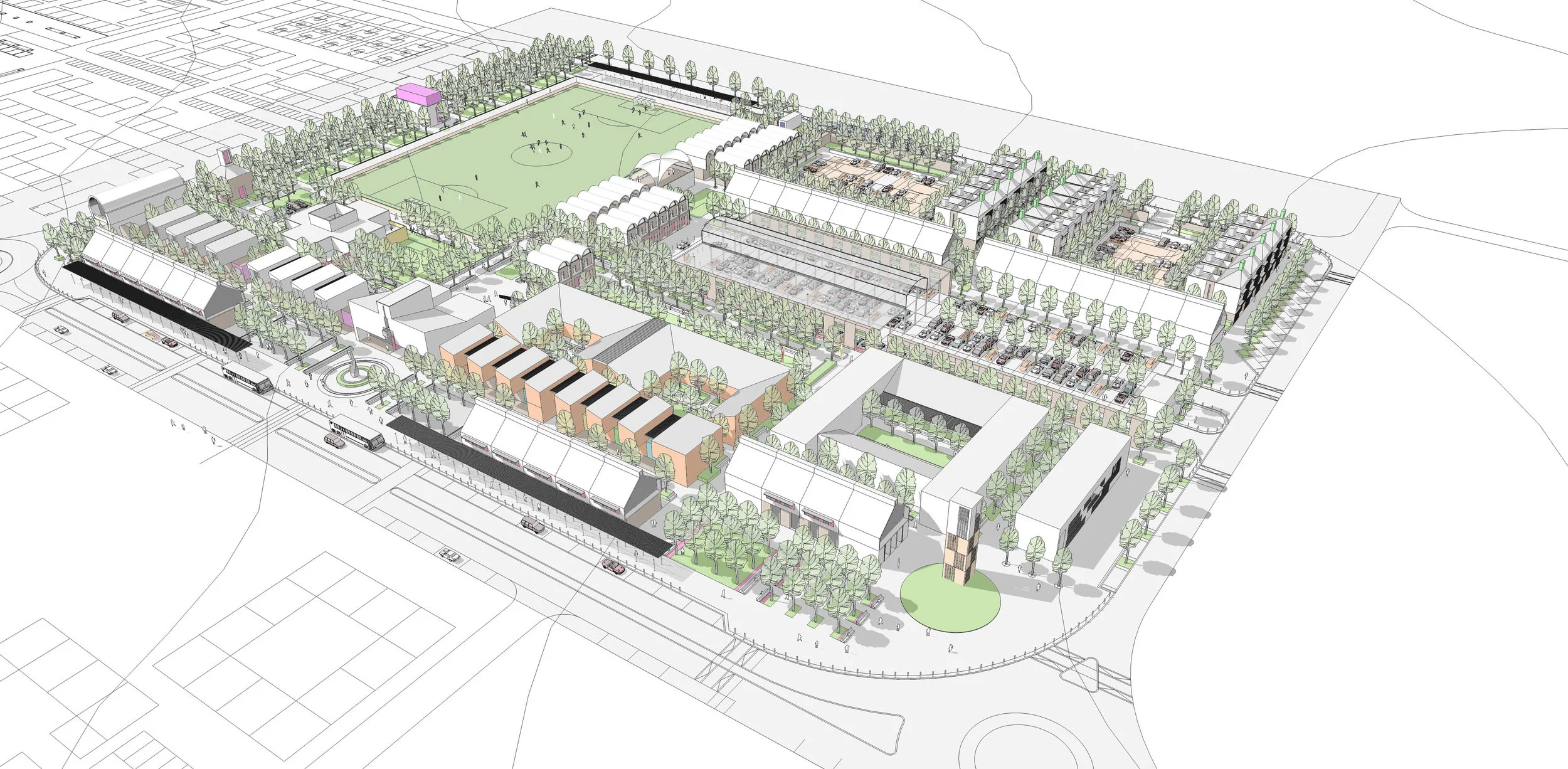 Matlosana Precinct Design — GREENinc Landscape Architecture + Urbanism