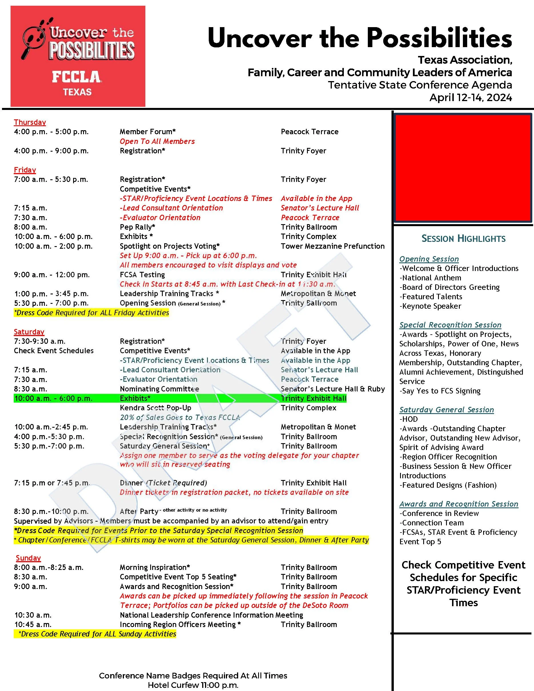 State Leadership Conference — Texas FCCLA