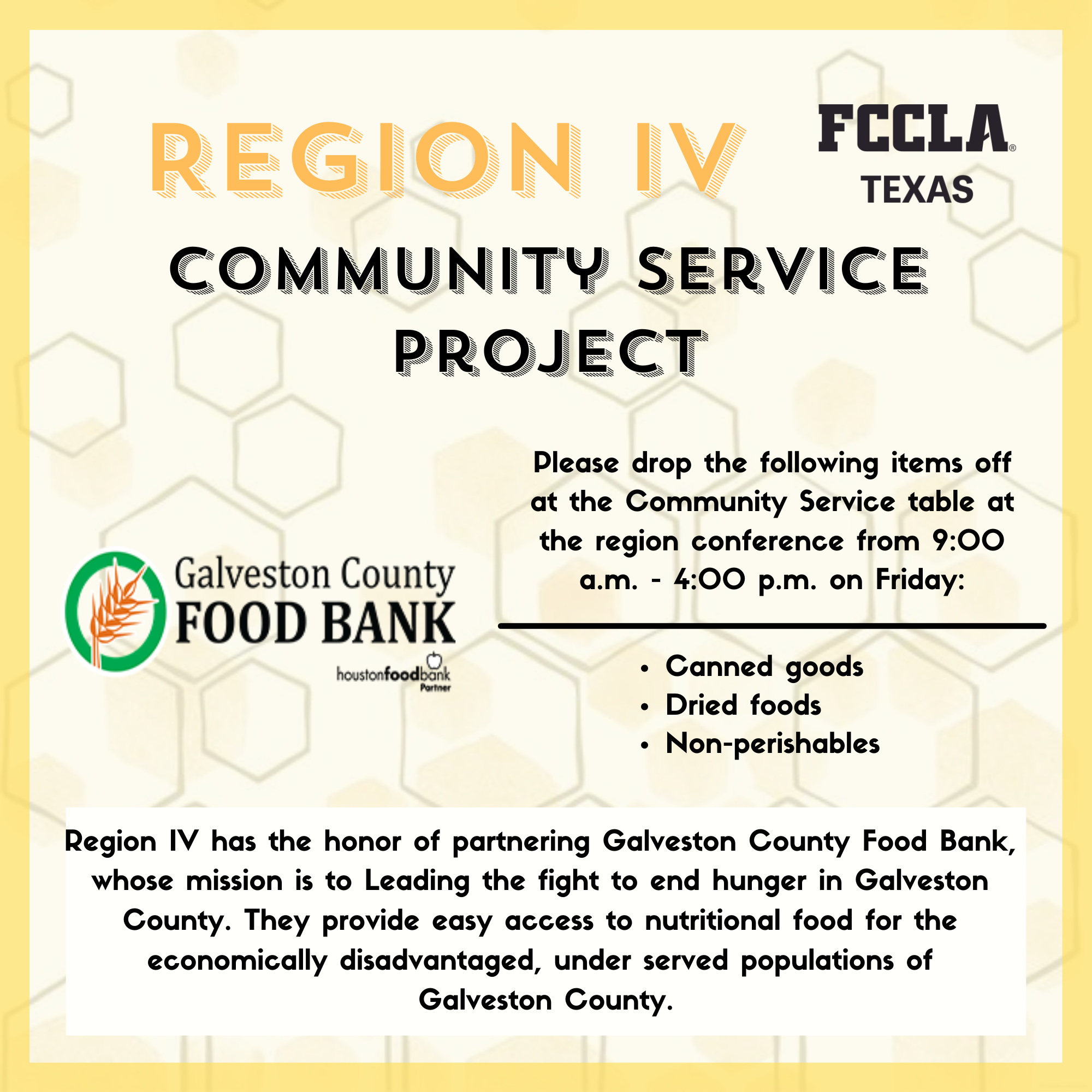 Community Service — Texas FCCLA