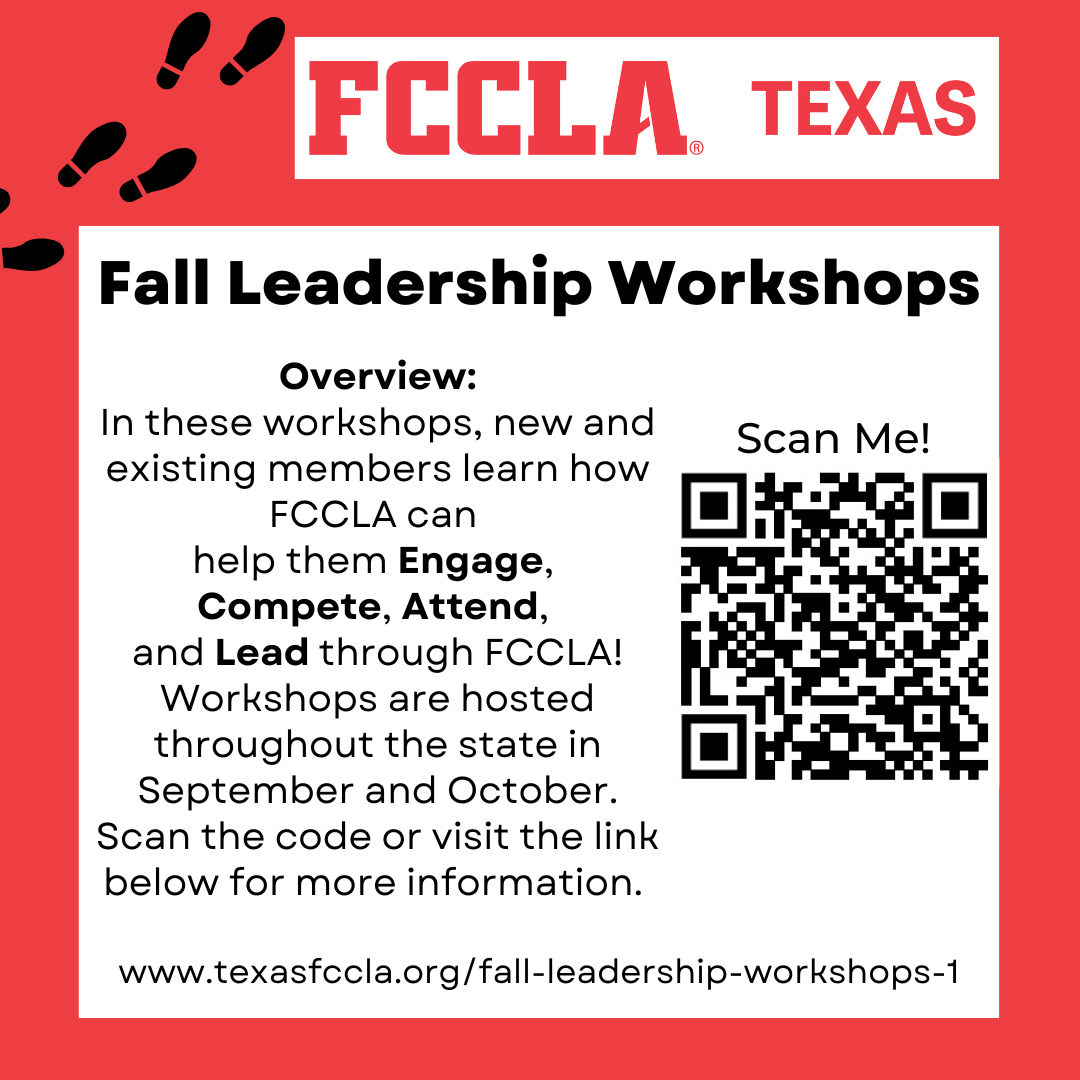 Fall Leadership Workshops — Texas FCCLA