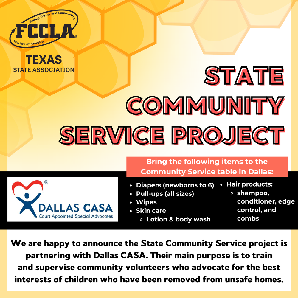 Community Service — Texas FCCLA