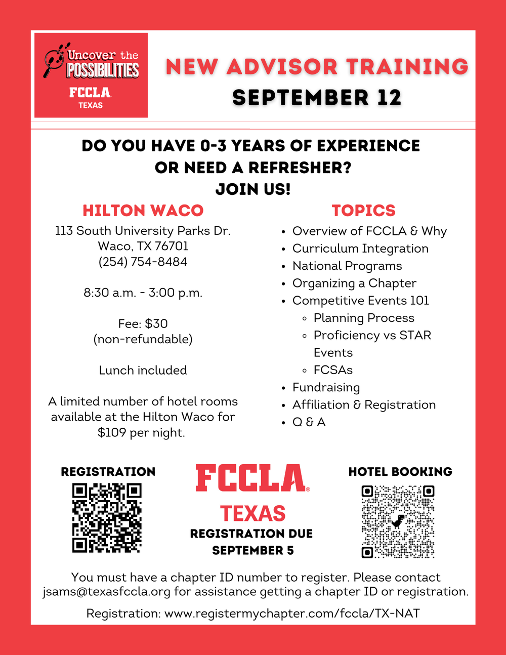 Chapter Resources — Texas FCCLA