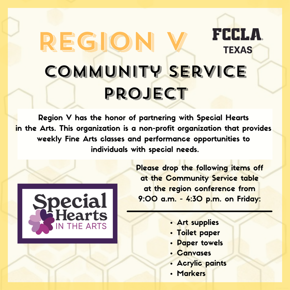 Community Service — Texas FCCLA