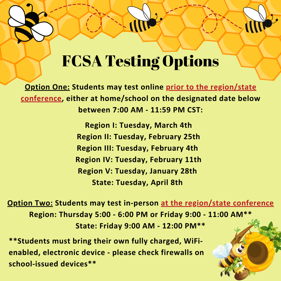 Family & Consumer Sciences Assessments — Texas FCCLA
