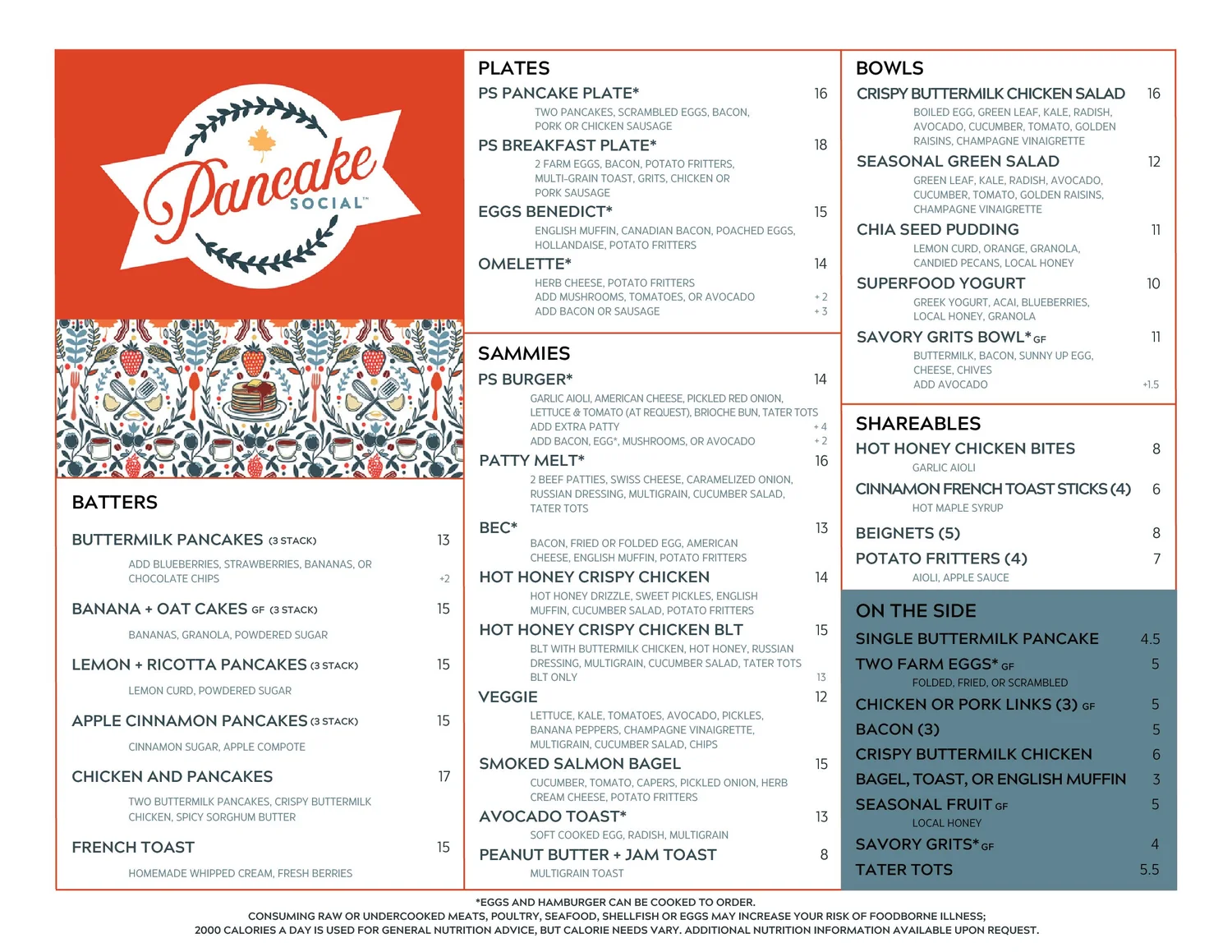 QR Menu — Pancake Social