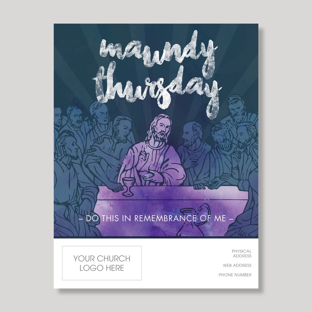 Maundy Thursday Bulletin Covers