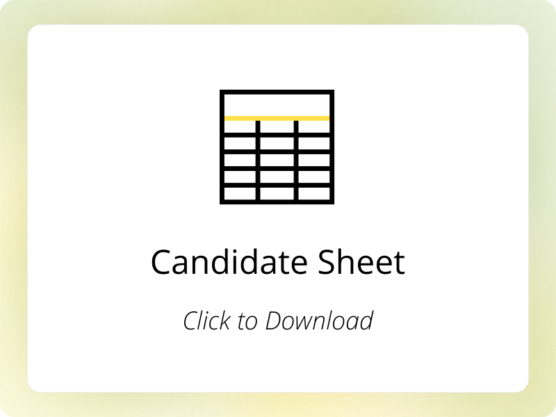 Candidate Sheet — Global Seal of Biliteracy