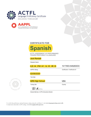 Score Reports — Global Seal of Biliteracy